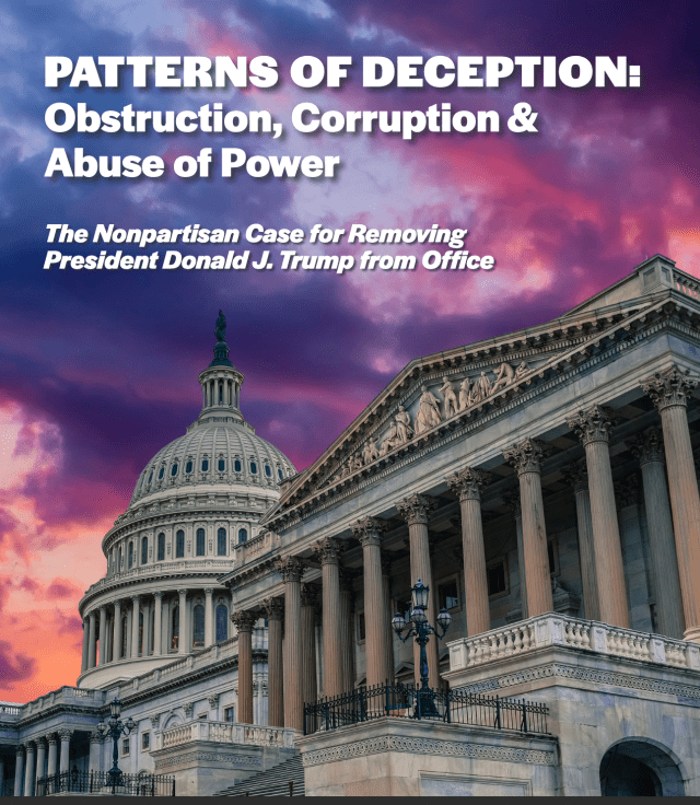 PATTERNS OF DECEPTION: Obstruction, Corruption & Abuse of Power | R&R ...